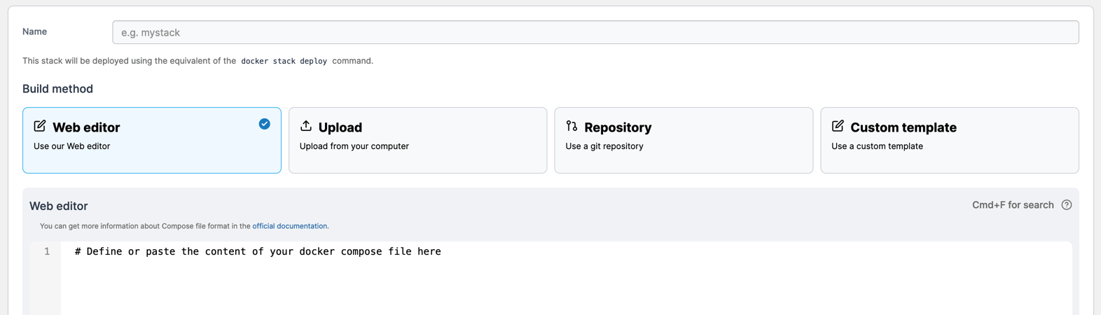 Stacks Docker Compose The Portainer Way